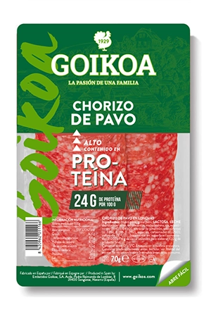 Turkey Chorizo GOIKOA with 24g. of protein